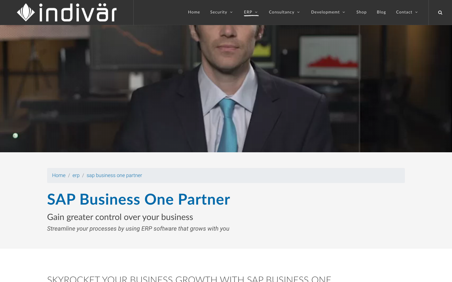 SAP B1 - SAP Business One Partner for India, New Zealand & Australia | Indivar